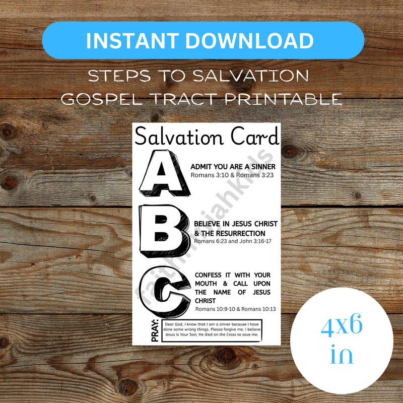 Evangelism Verse Tool Cards - Etsy