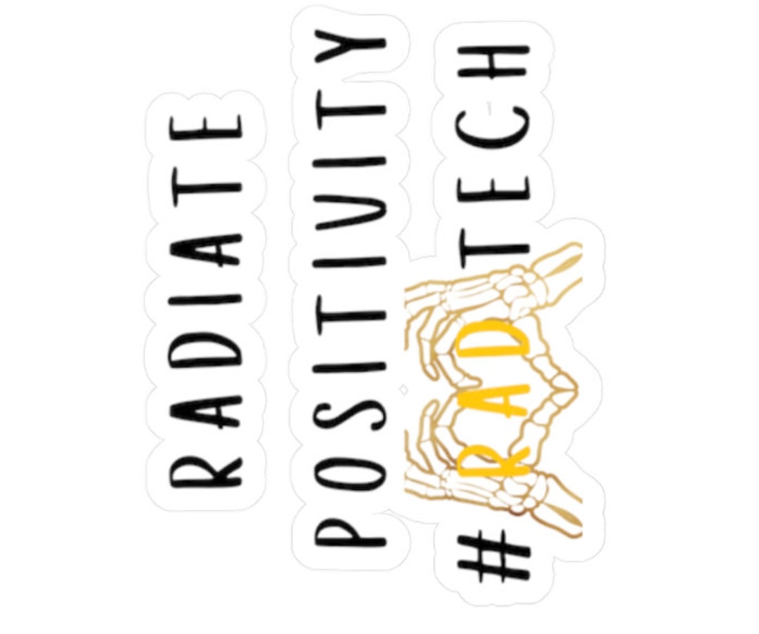 RAD Tech Vinyl Decal Radiology Sticker Xray Decal X-ray - Etsy