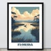 Everglades National Park Travel Poster, Florida USA Gift Idea, Stunning ...