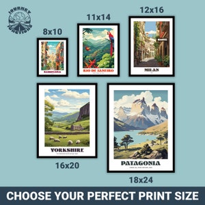 Queenstown Travel Poster, New Zealand Gift Idea, Iconic Queenstown Wall ...