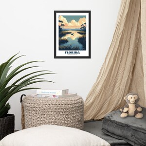 Everglades National Park Travel Poster, Florida USA Gift Idea, Stunning ...