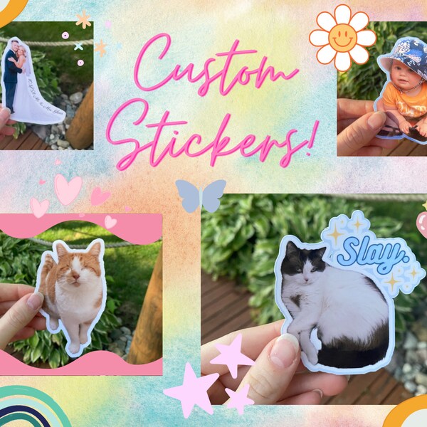 Custom Stickers - Etsy