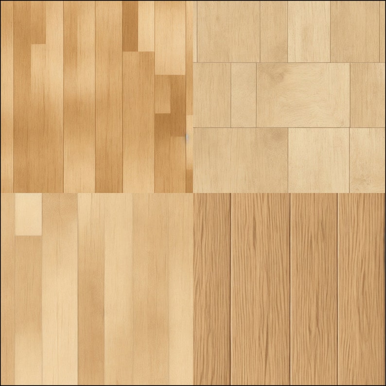 Natural Oak Wood Tile - Wood Paper PNG Digital Download Simple Digital ...