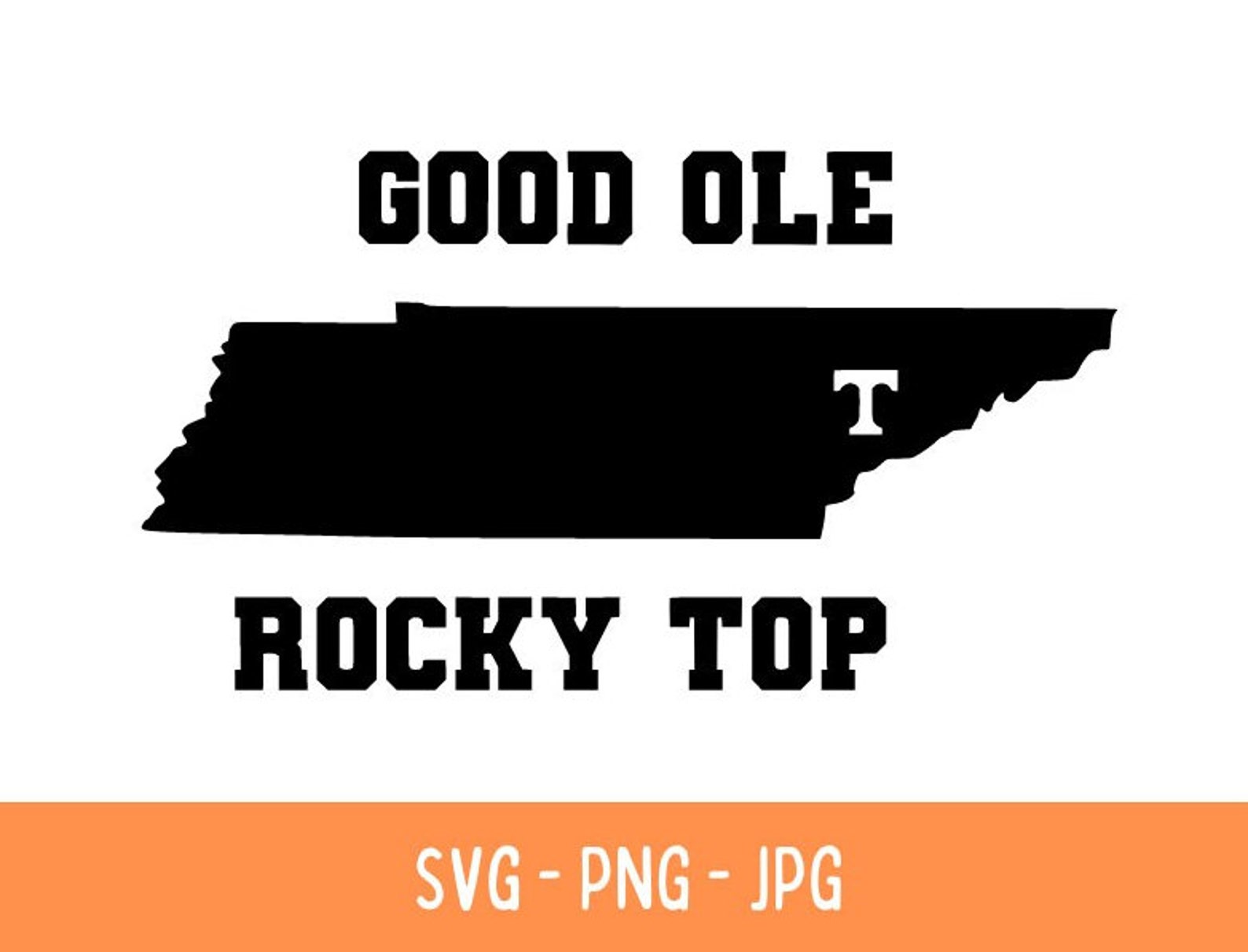 University of Tennessee - Rocky Top - SVG-PNG-JPG - Cricut Cut File - Etsy