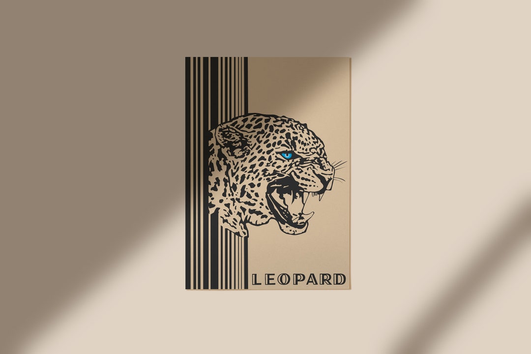 Leopard Posters - Etsy