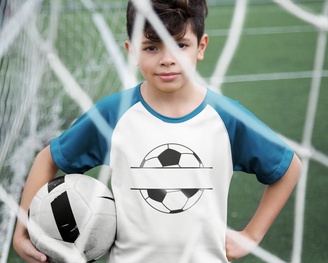 Soccer Ball SVG PNG, Split Soccer Ball SVG, Soccer Ball Clipart, Soccer ...