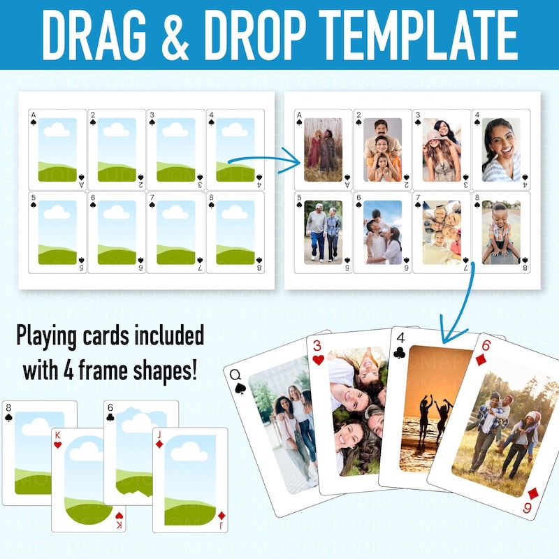 Large Playing Card Photo - Etsy