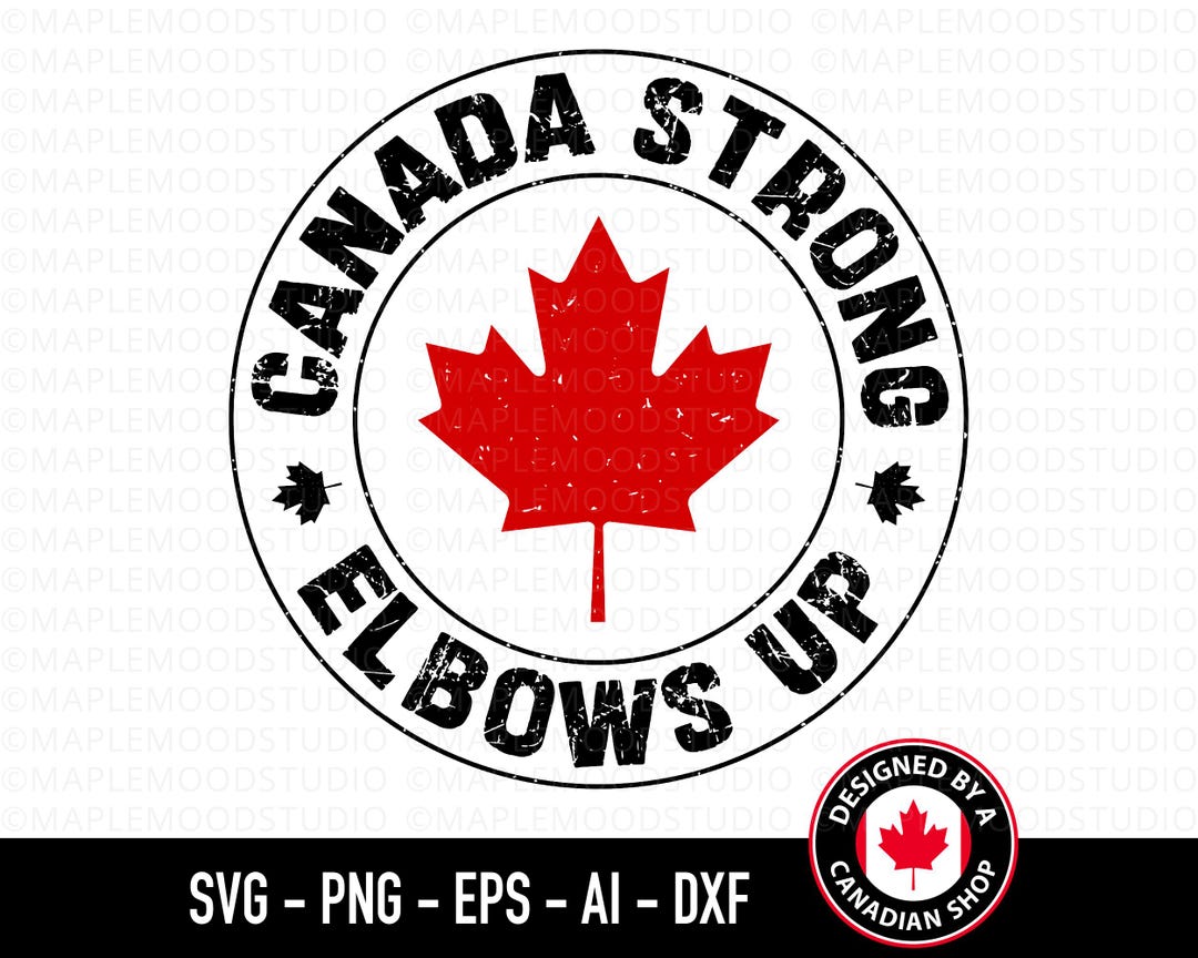 Canada Strong Elbows up SVG, Canadian Pride PNG, Canada Day SVG, Gift ...