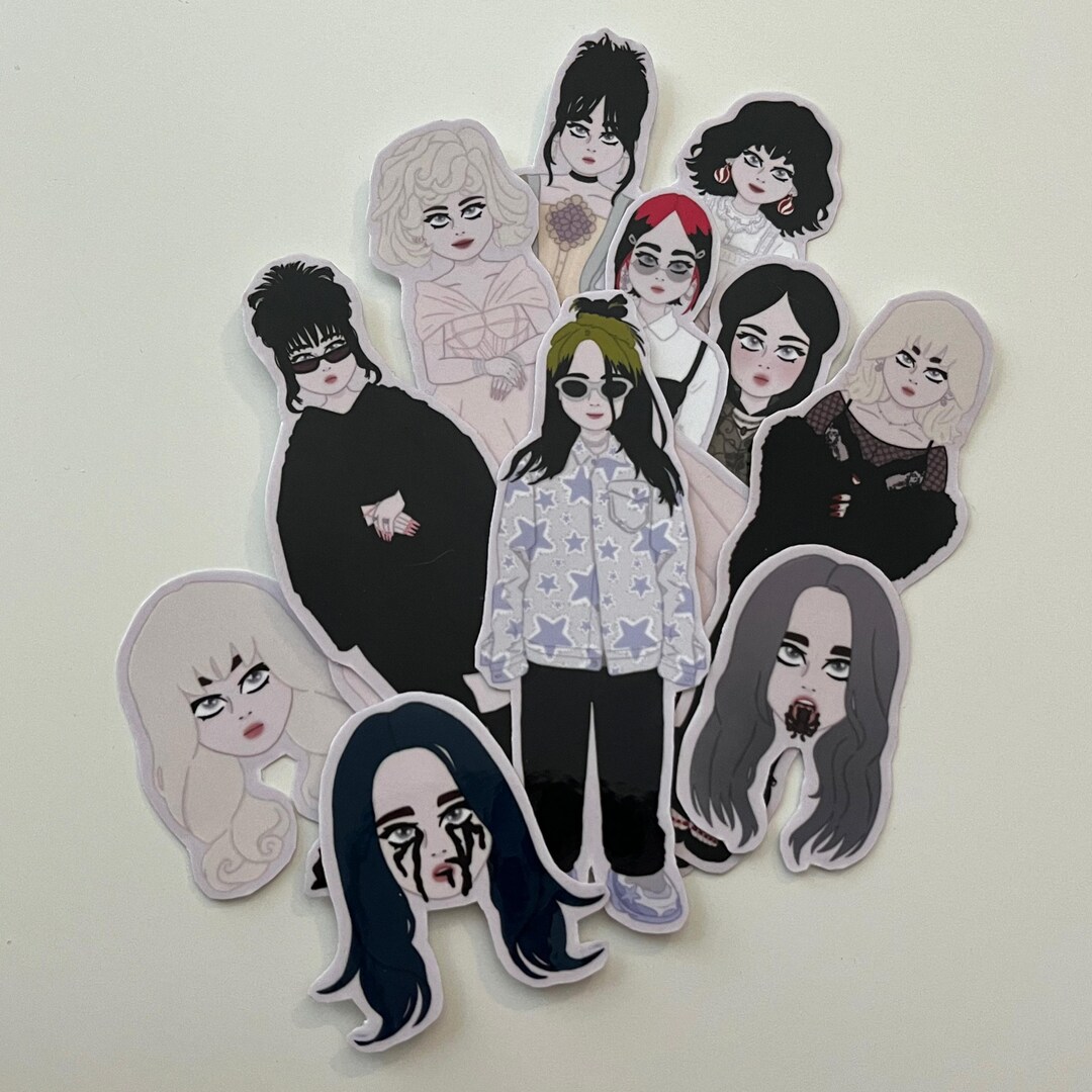 Singer Stickers (handmade and My Original Drawings!) - Etsy