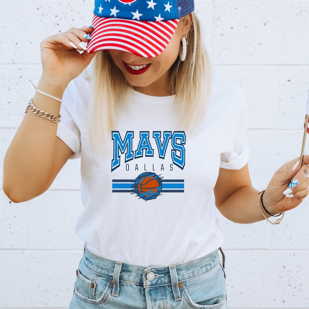 Retro Mavericks ,vintage Basketball Shirt, Bella Canvas T-shirt ...