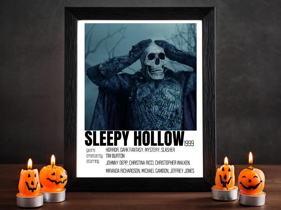 Sleepy Hollow Print | Movie TV Show Horror Tim Burton Goth Spooky ...