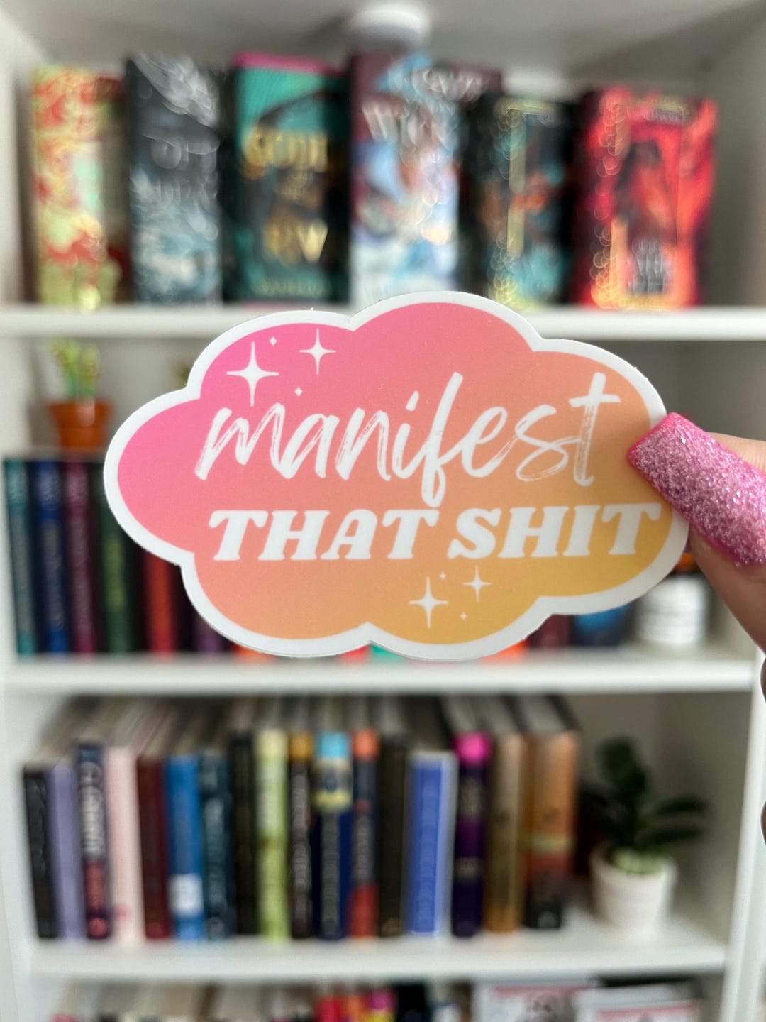 Manifest Sticker, Motivational Sticker - Etsy