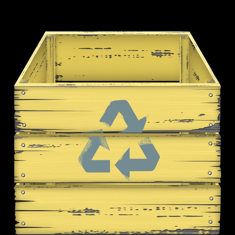 Rustic Yellow Desktop Recycle Bin Icon Set for Windows - Etsy