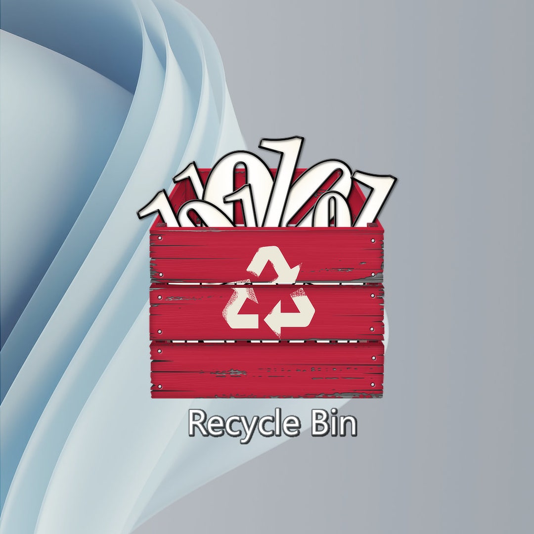 Rustic Red Desktop Recycle Bin Icon Set for Windows - Etsy