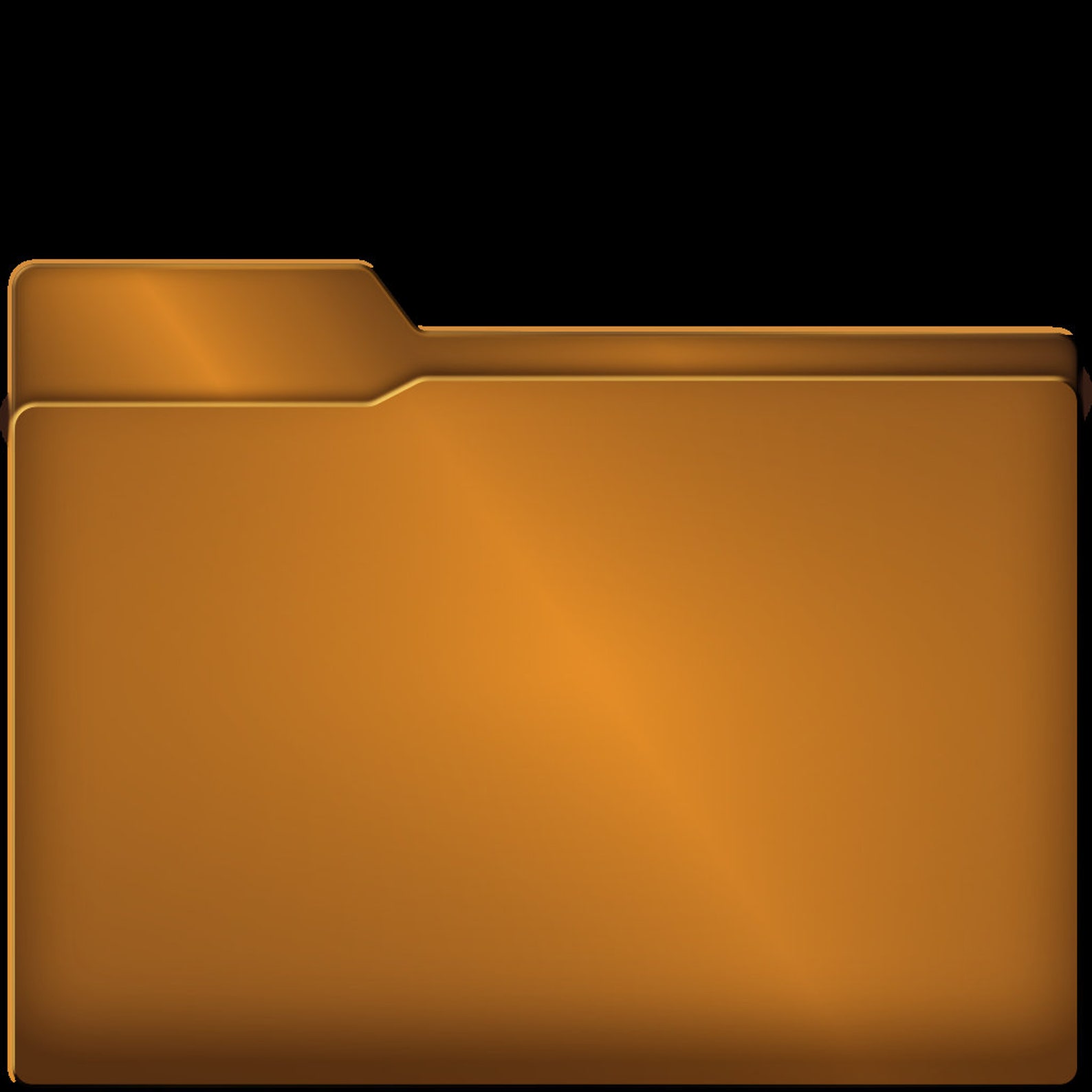 Metallic Desktop Folder Icon Set for Windows and Mac - Etsy