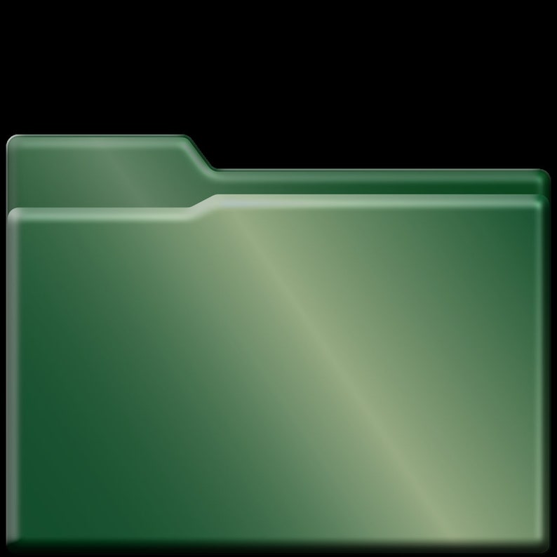 Translucent Desktop Folder Icon Set for Windows and Mac - Etsy