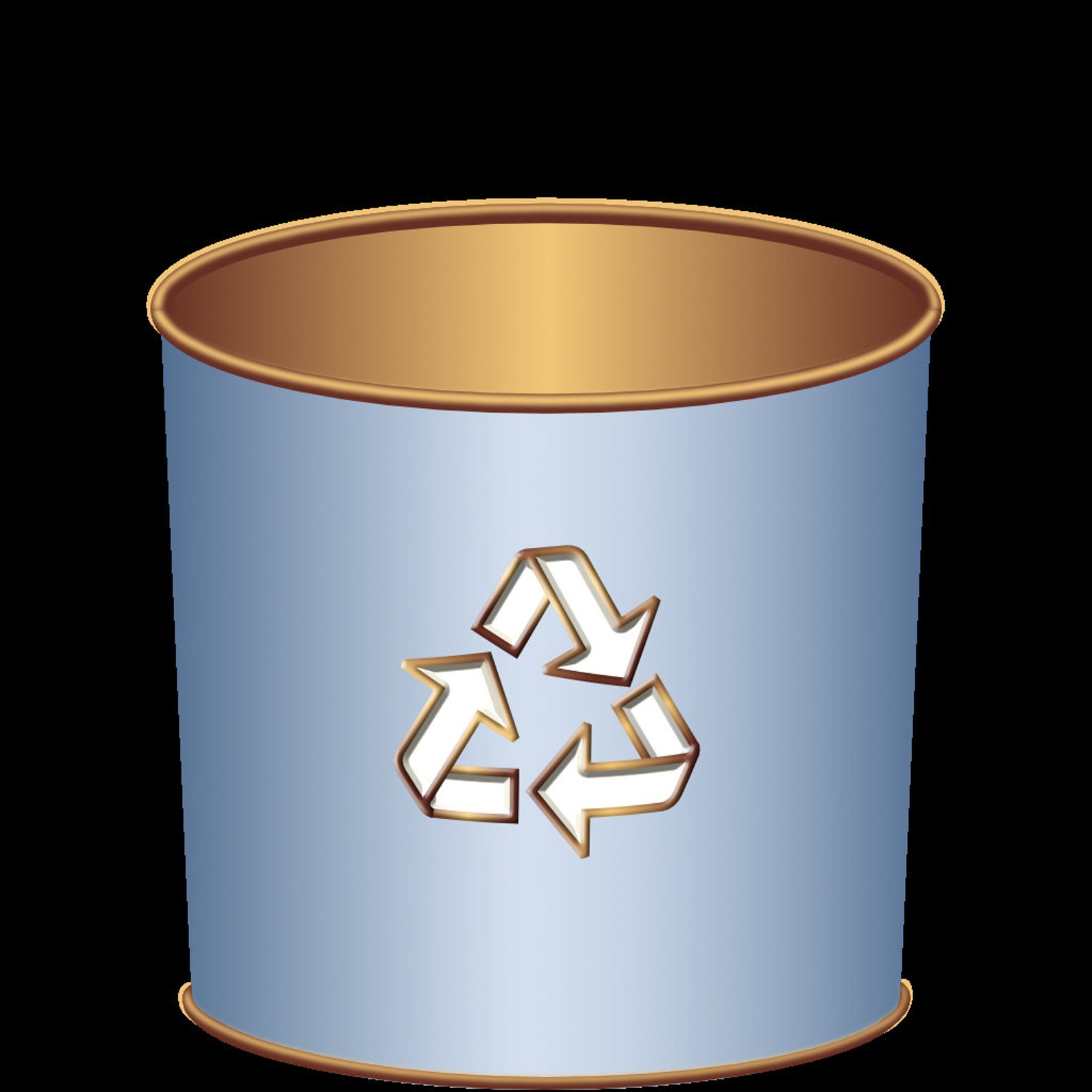 Vintage Blue Desktop Recycle Bin Icon Set for Windows - Etsy