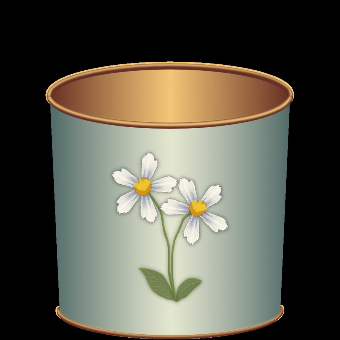 Vintage Green Desktop Recycle Bin Icon and Complete Vintage Folder Icon ...