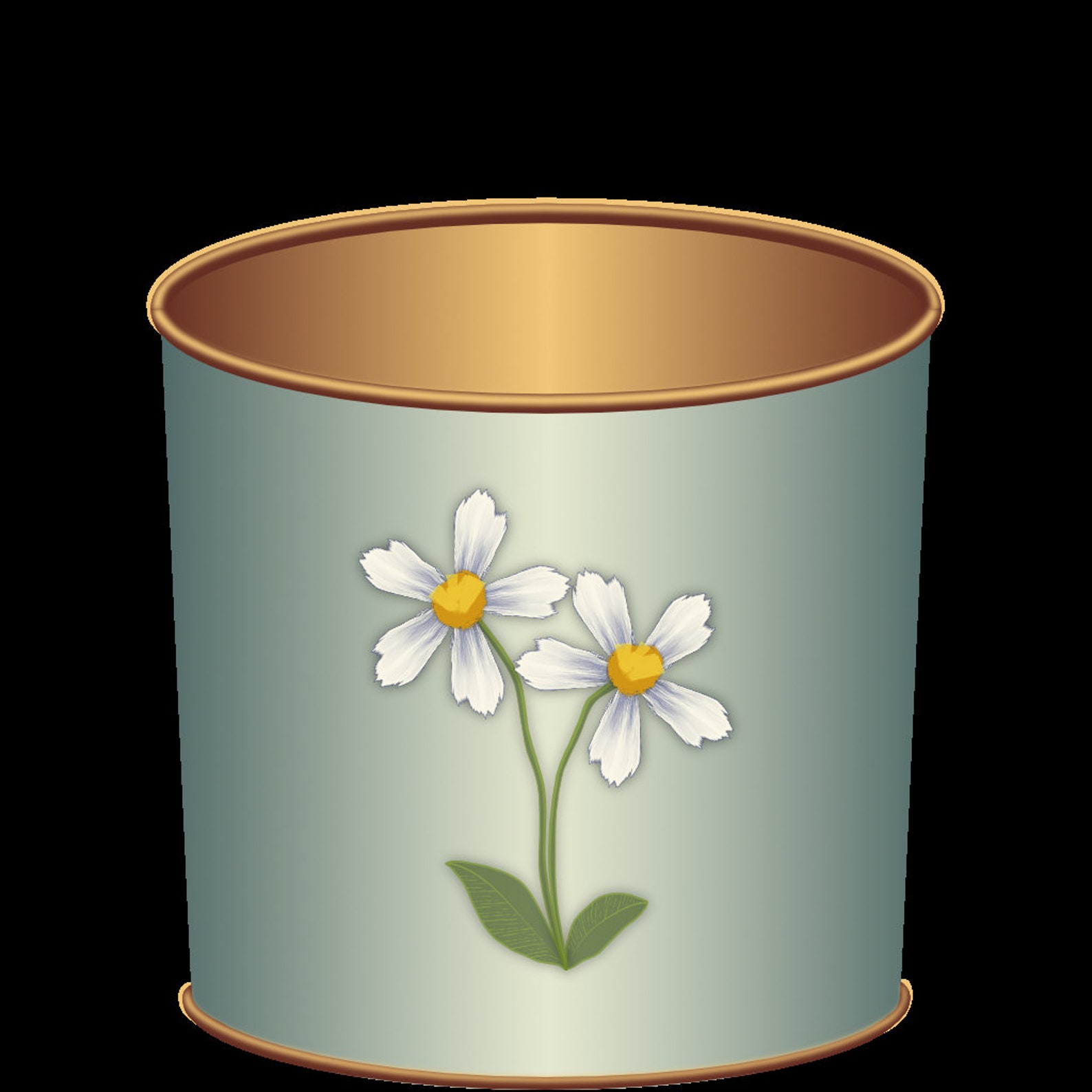 Vintage Green Desktop Recycle Bin Icon and Complete Vintage Folder Icon ...