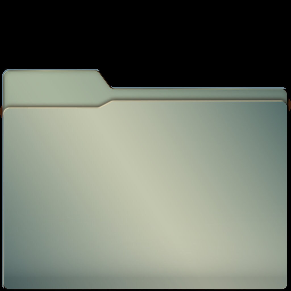Vintage Yellow Desktop Recycle Bin Icon and Complete Vintage Folder ...