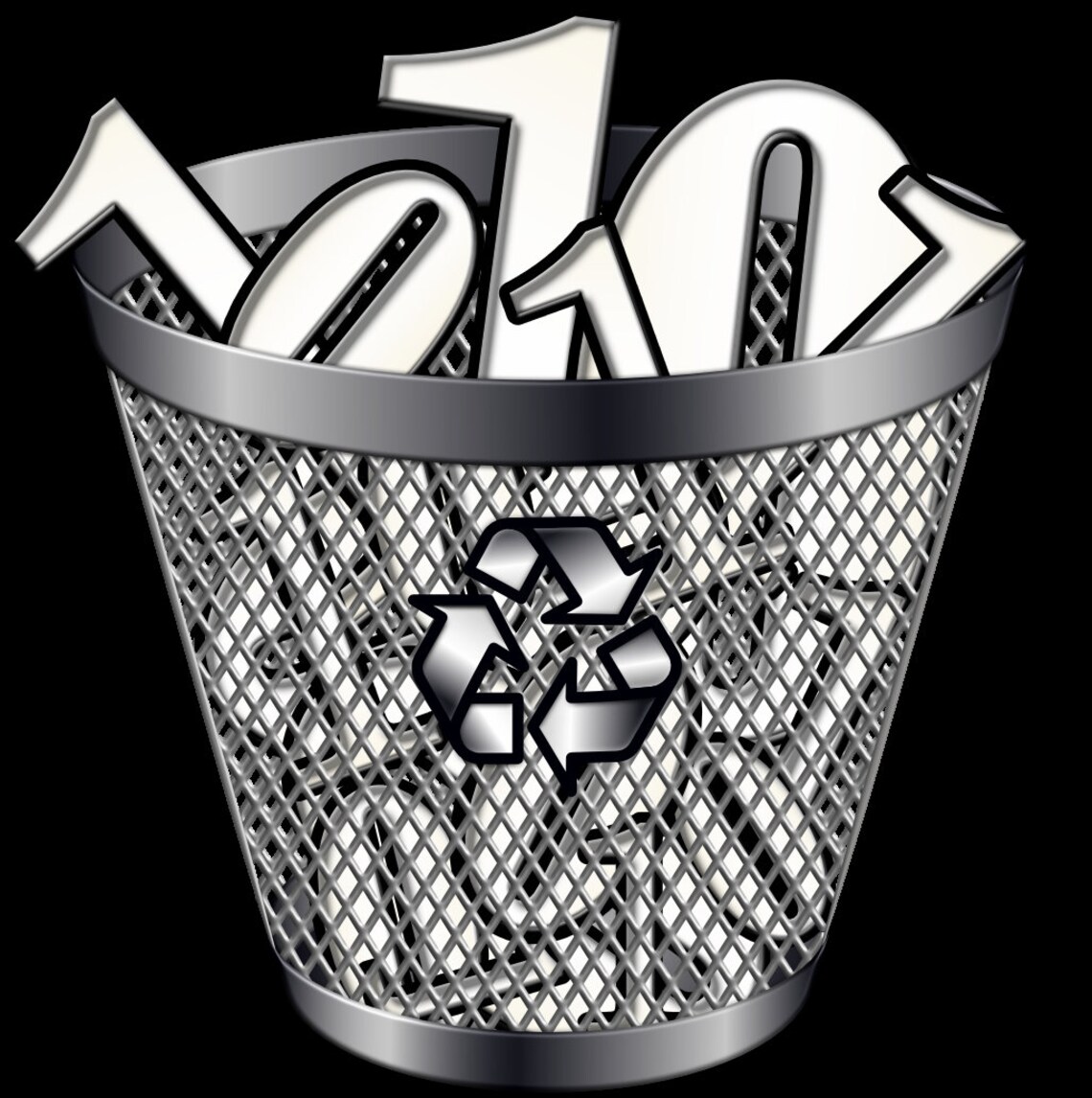 Metallic Steel Desktop Recycle Bin Icon Set for Windows - Etsy