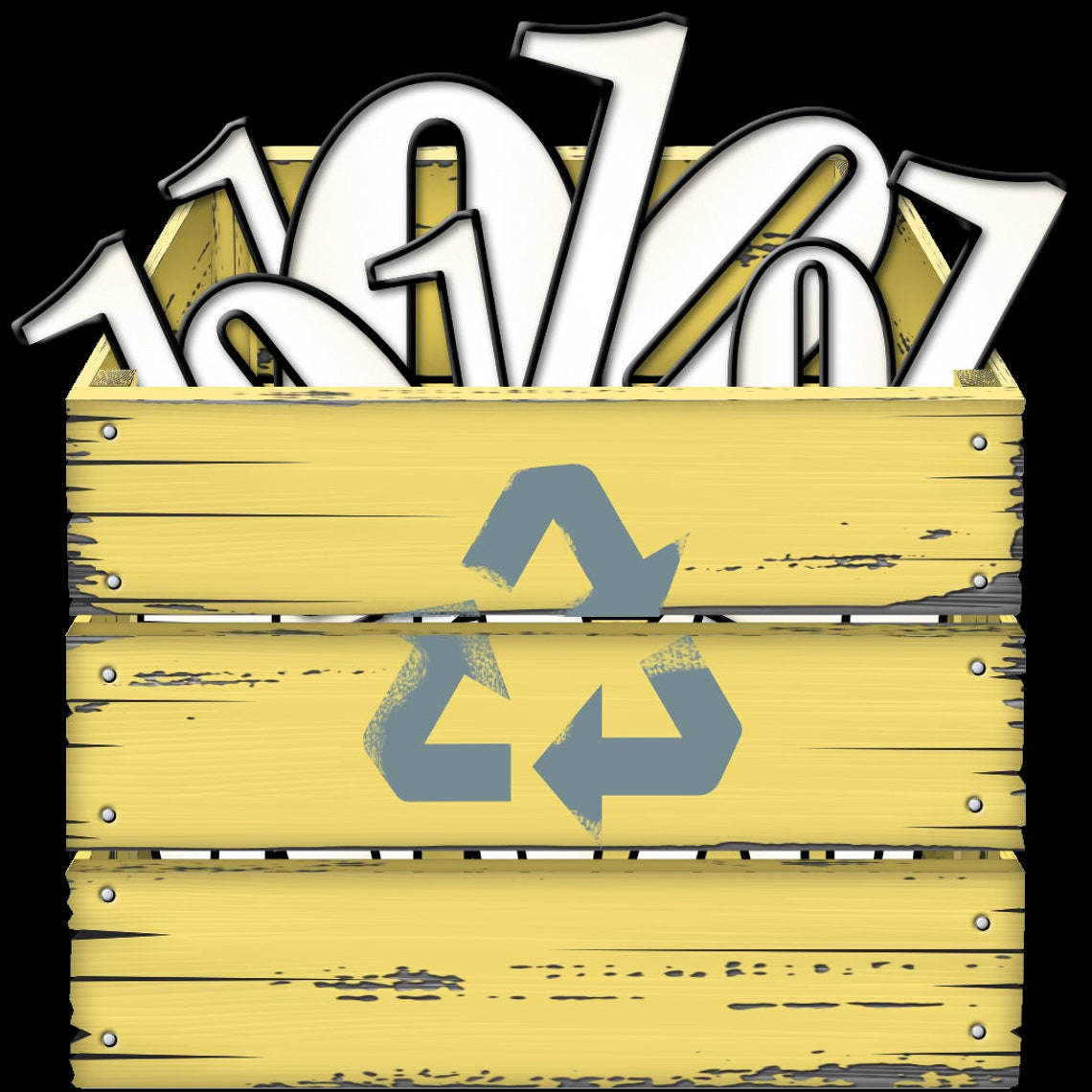 Rustic Yellow Desktop Recycle Bin Icon Set for Windows - Etsy