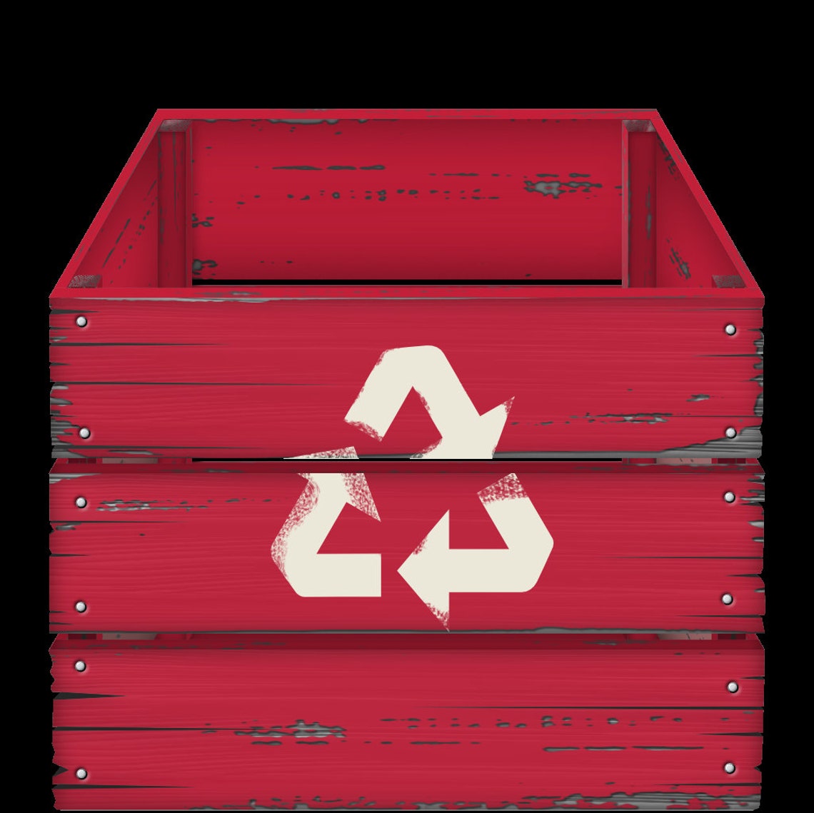 Rustic Red Desktop Recycle Bin Icon Set for Windows - Etsy