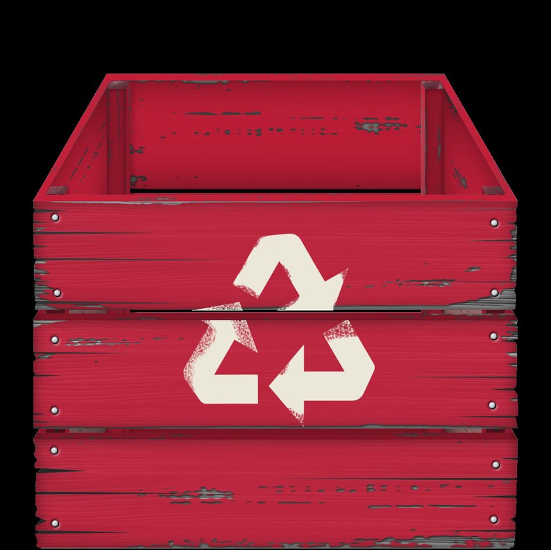 Rustic Red Desktop Recycle Bin Icon Set for Windows - Etsy