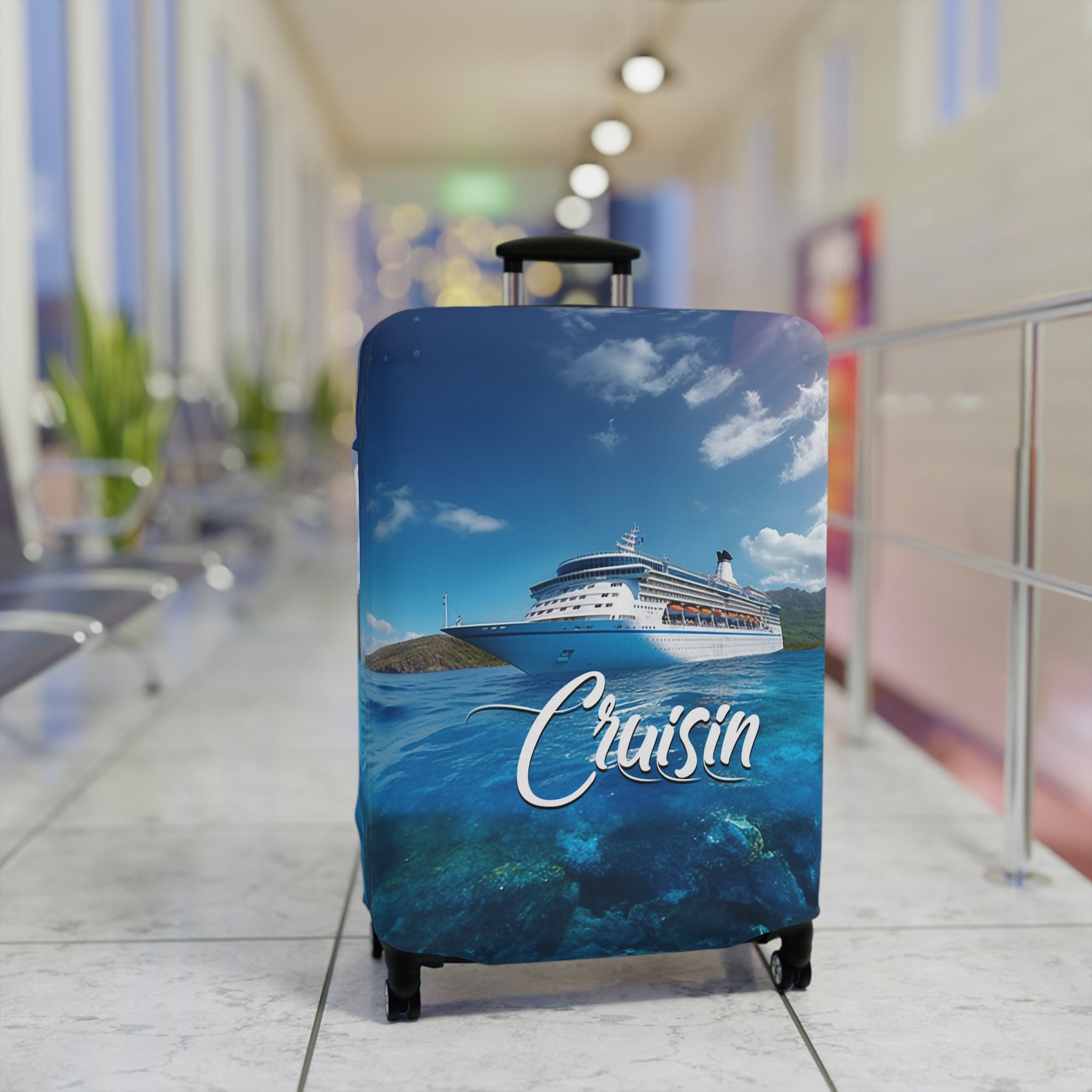 Wanderlust Suitcase Covers For Cruise Ship Luggage Covers Perfect Gift ...