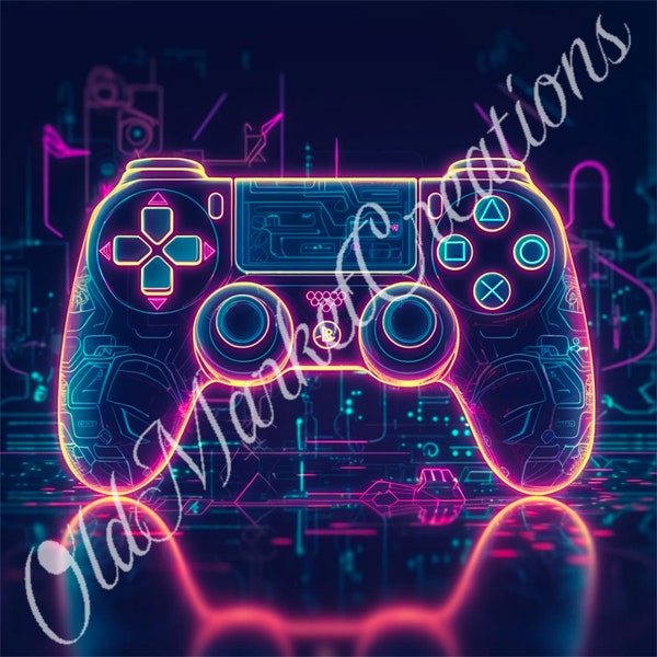 Neon Controller - Etsy