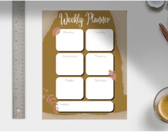 Weekly Planner - Etsy