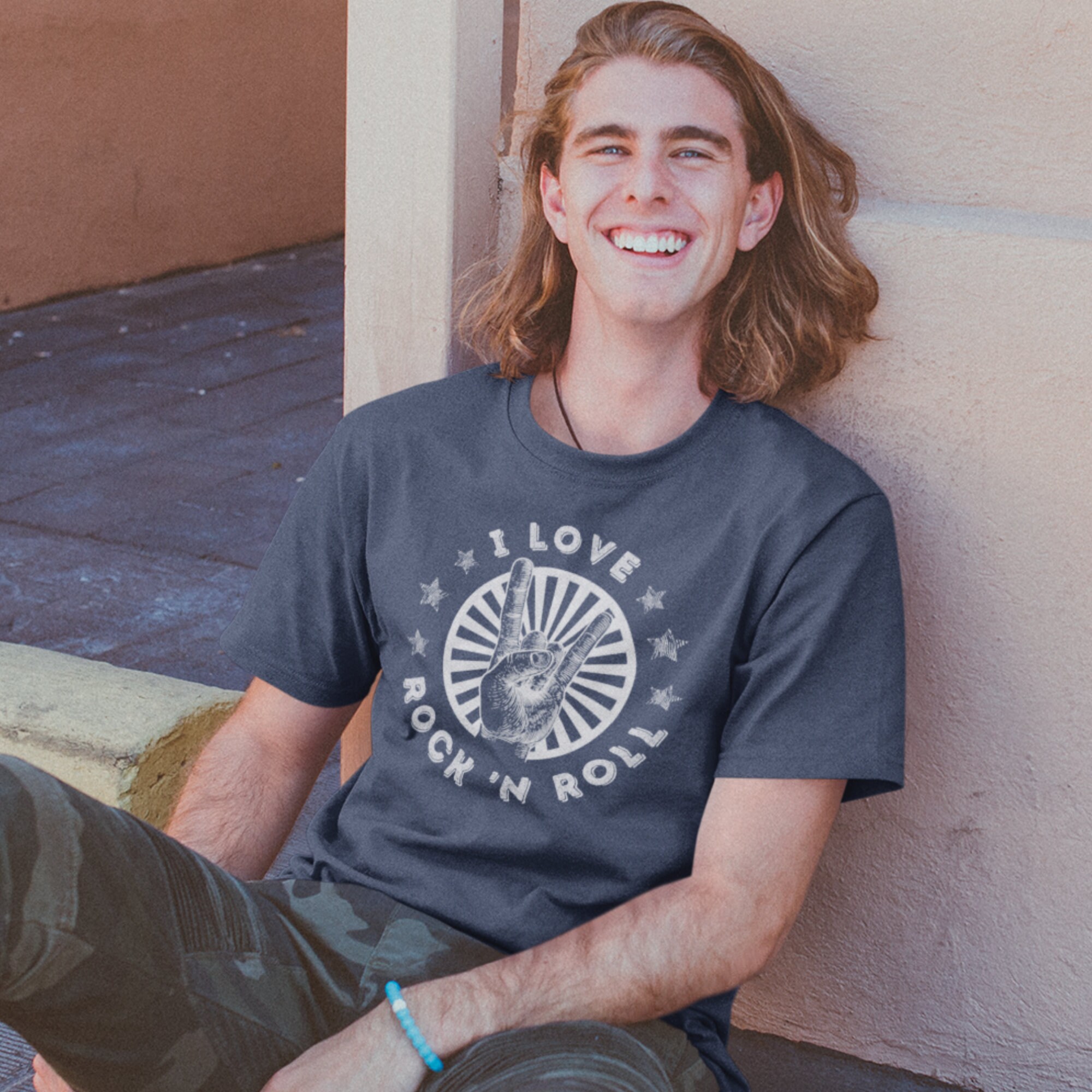 I Love Rock 'N Roll Shirt, Joan Jett, Unisex T-shirt With Rock Hand ...