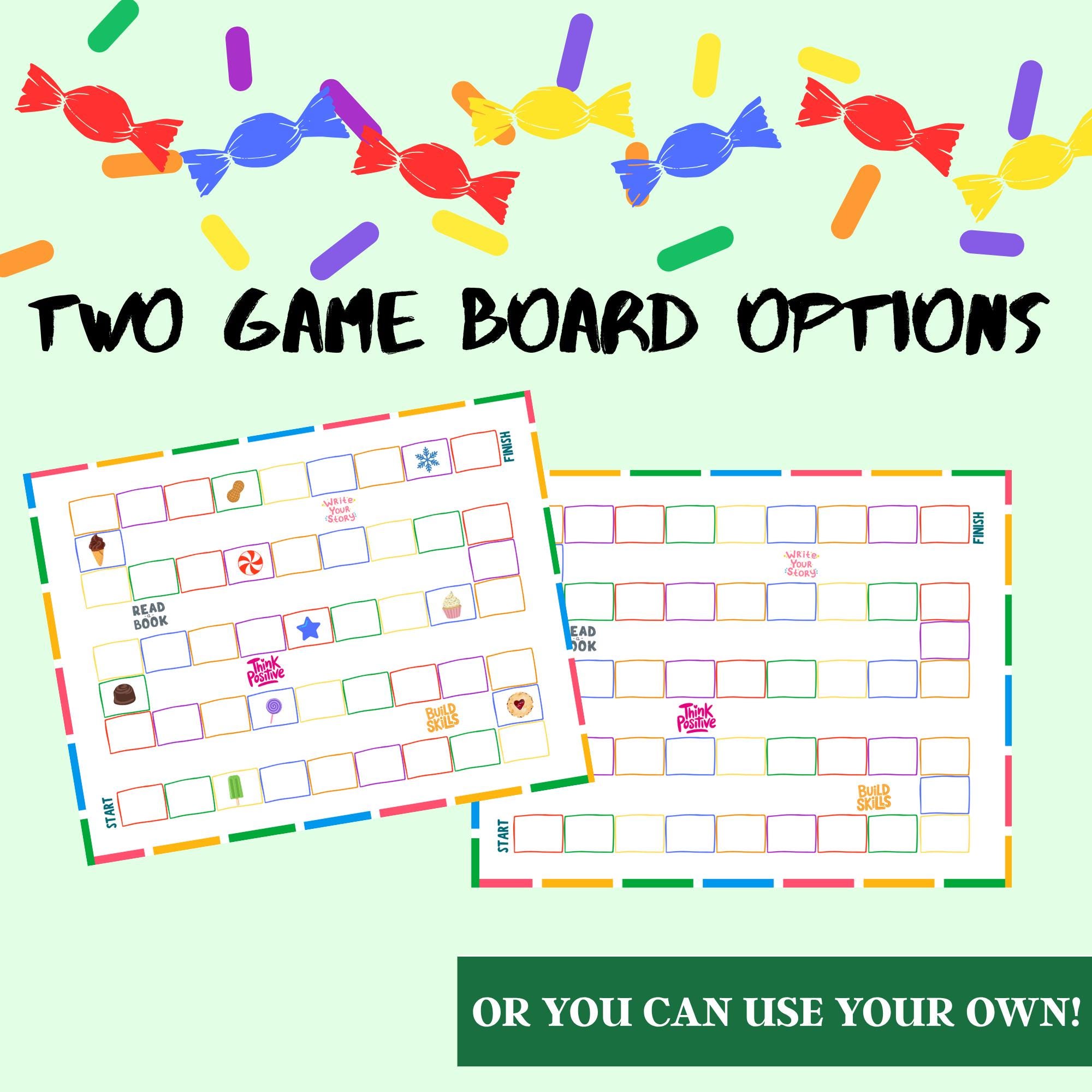 Coping Land, Candy Land Inspired Therapeutic Board Game for Kids, Self ...