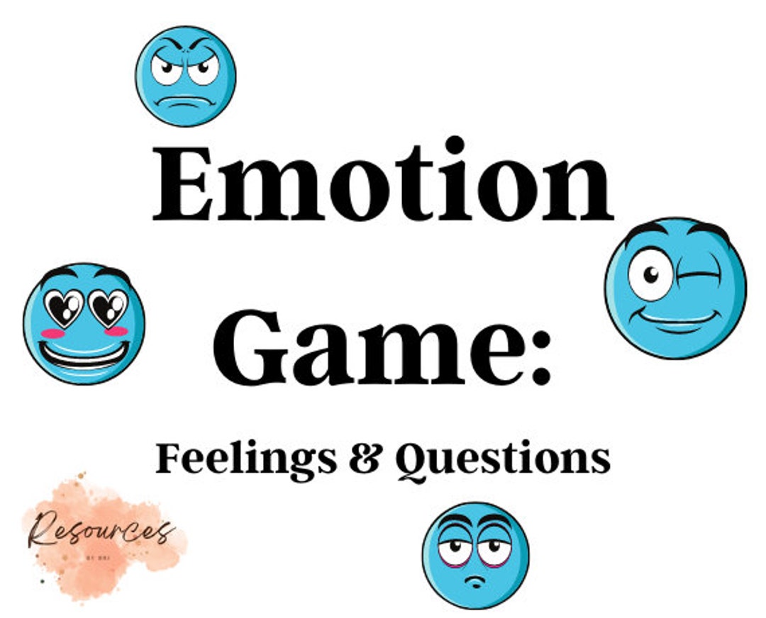 Emotion Game: Feelings & Question Cards - Etsy