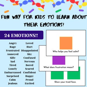 Emotion Land, Candy Land Inspired Therapeutic Board Game for Kids, Self ...