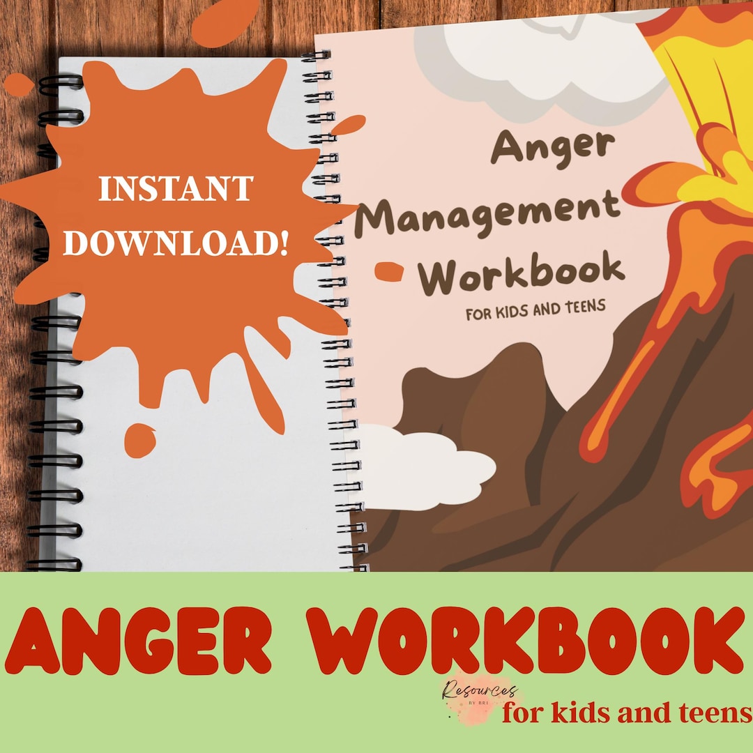 Anger Management Workbook for Kids and Teens, Self-regulation Skills ...