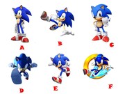 Sonic the Hedgehog 3D Sonic Car Glass Window Laptop Decal - Etsy