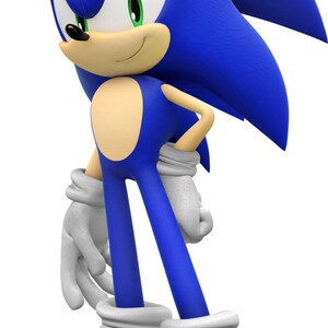 Sonic the Hedgehog 3D Sonic Car Glass Window Laptop Decal Sticker - Etsy