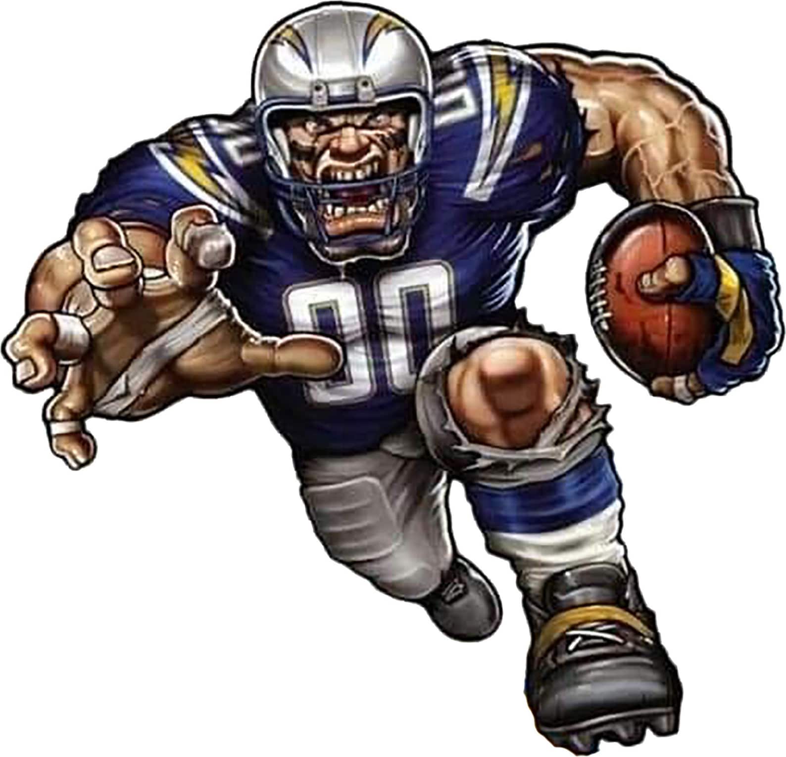 Los Angeles Chargers Mascot Laptop Car Window Decal Sticker - Etsy