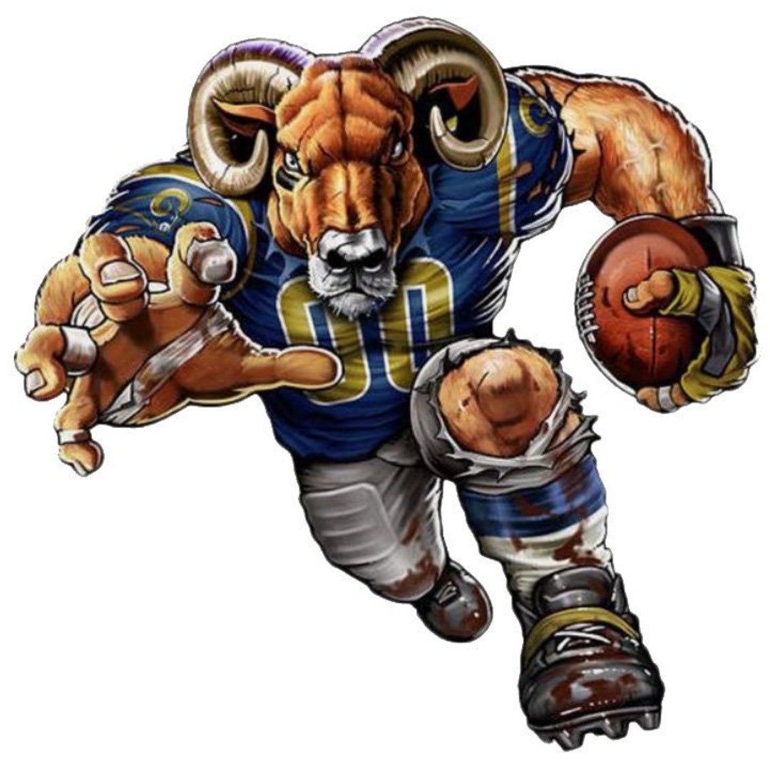 Los Angeles Rams Mascot Laptop Car Window Decal Sticker - Etsy