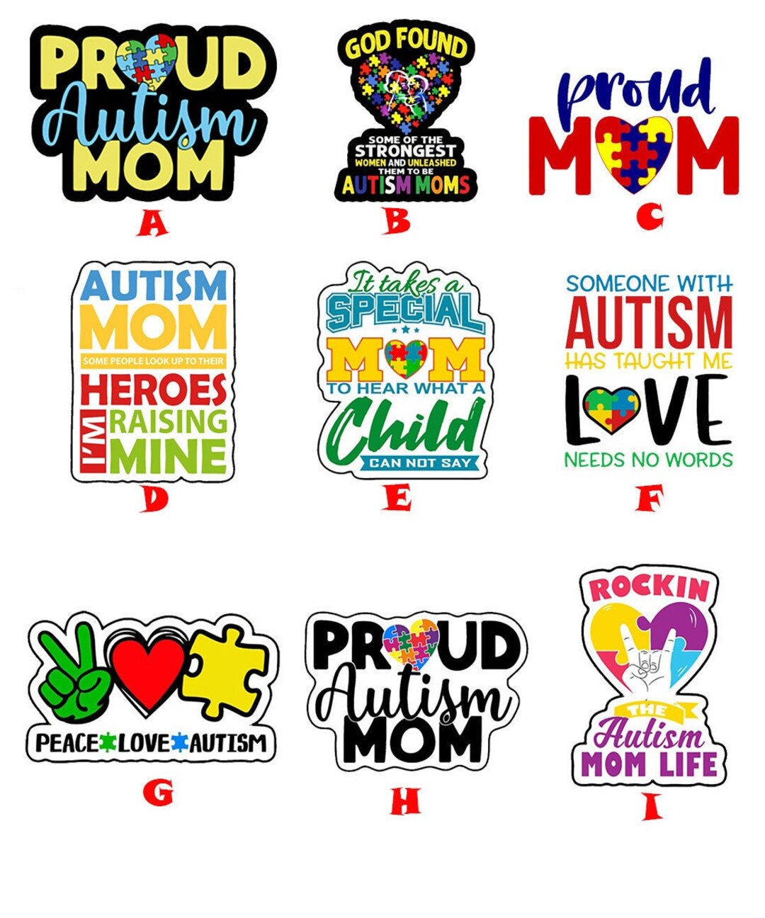 Autism Autistic Car Laptop Glass Window Decal Sticker - Etsy