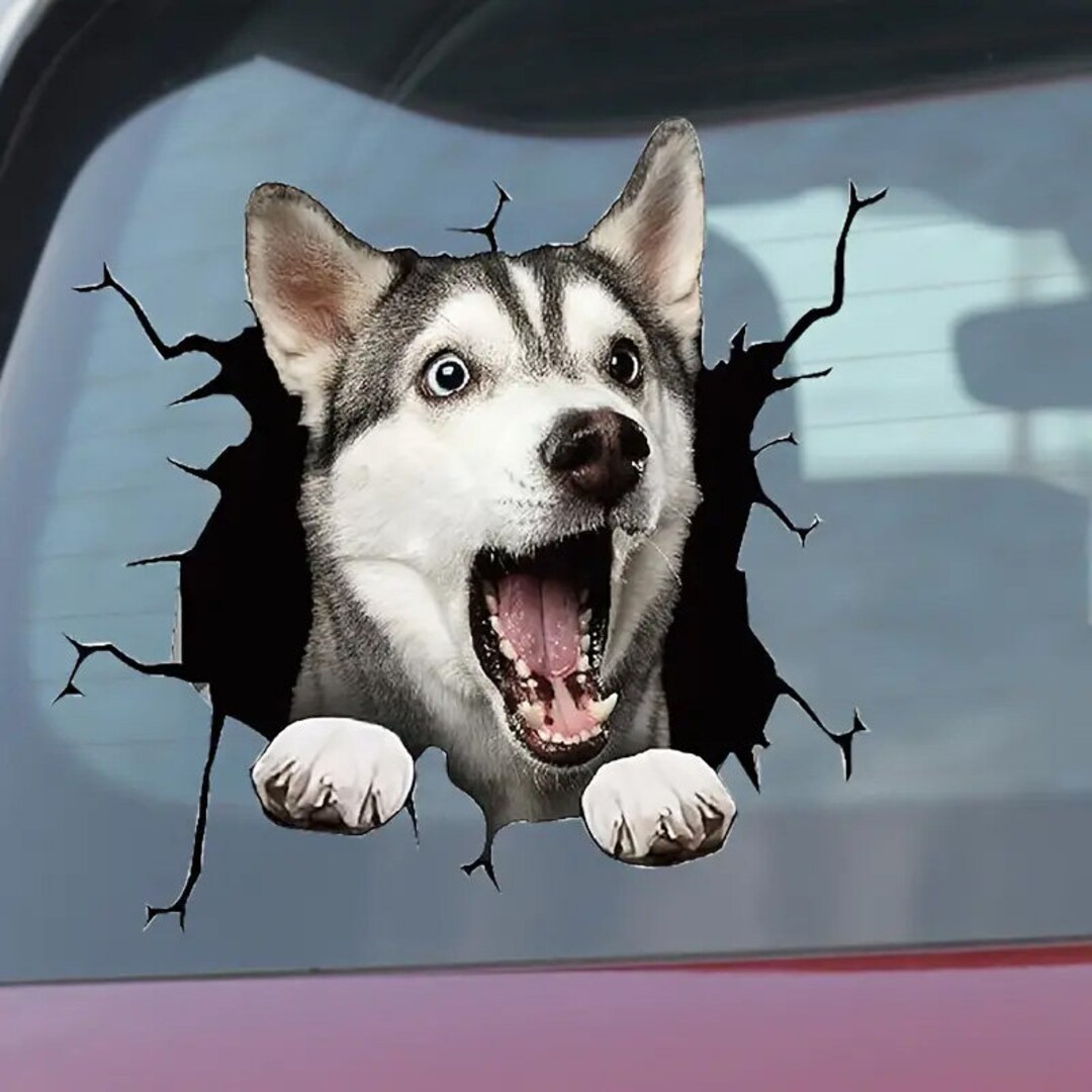 3D Electrostatic Dogs Car Sticker Add Some Fun to Your Rear - Etsy