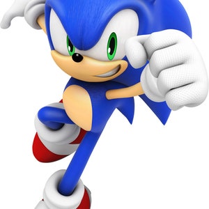 Sonic the Hedgehog 3D Sonic Car Glass Window Laptop Decal Sticker - Etsy