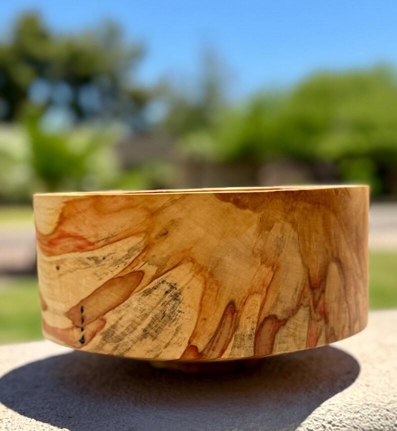 Spectacular Hand-turned Flame Box Elder Bowl. - Etsy