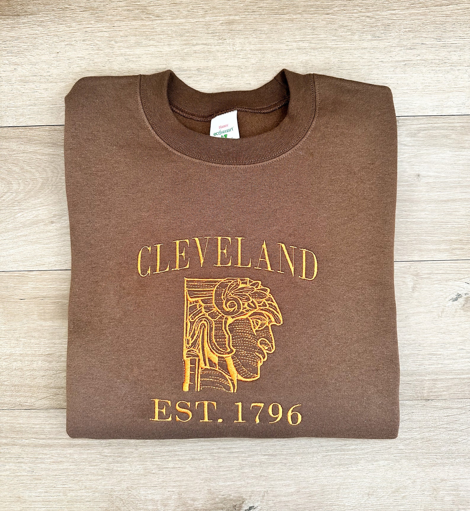 Embroidered CLEVELAND Sweatshirt | Guardian | Unisex Fit - Etsy