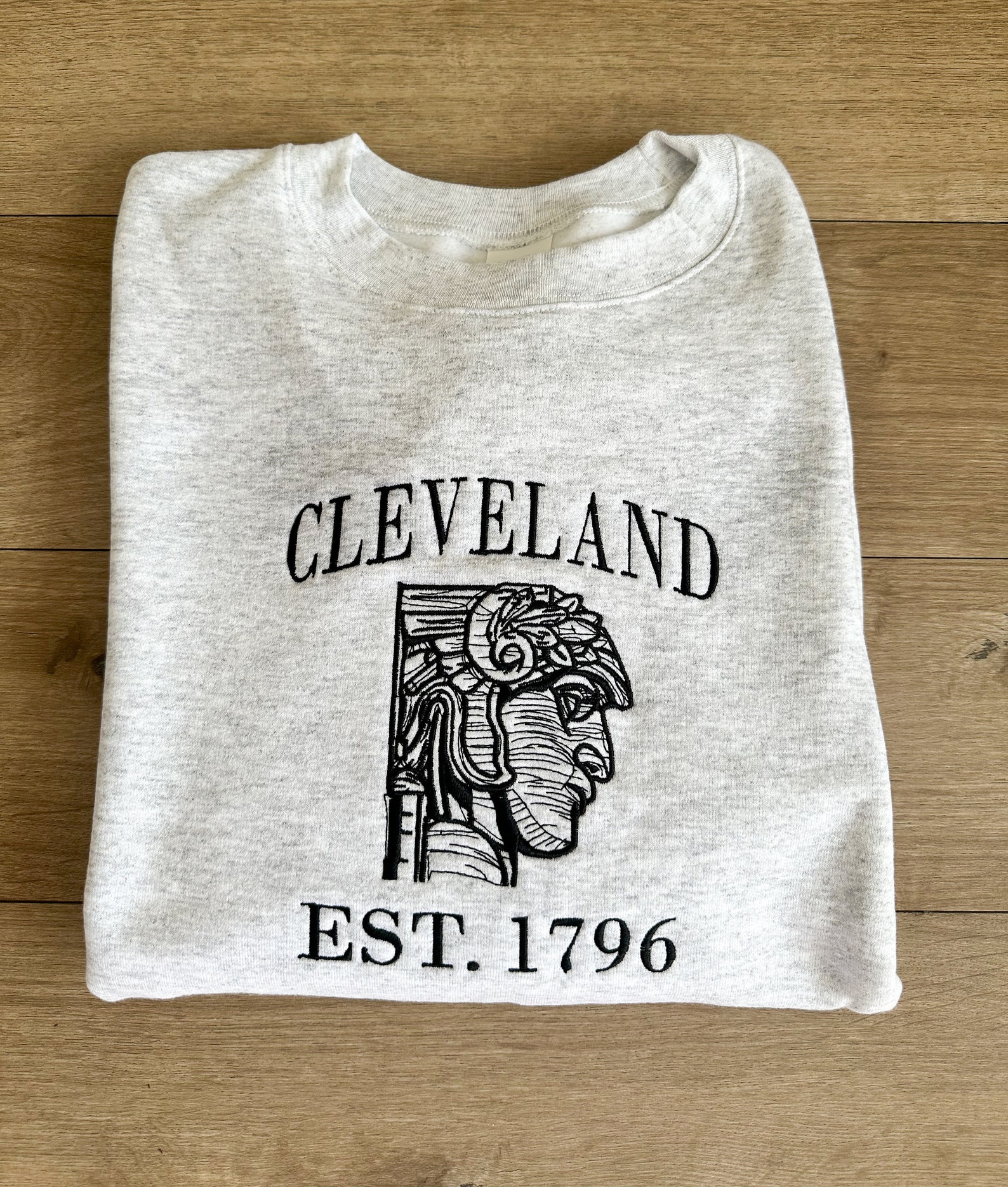 Embroidered CLEVELAND Sweatshirt | Guardian | Unisex Fit - Etsy