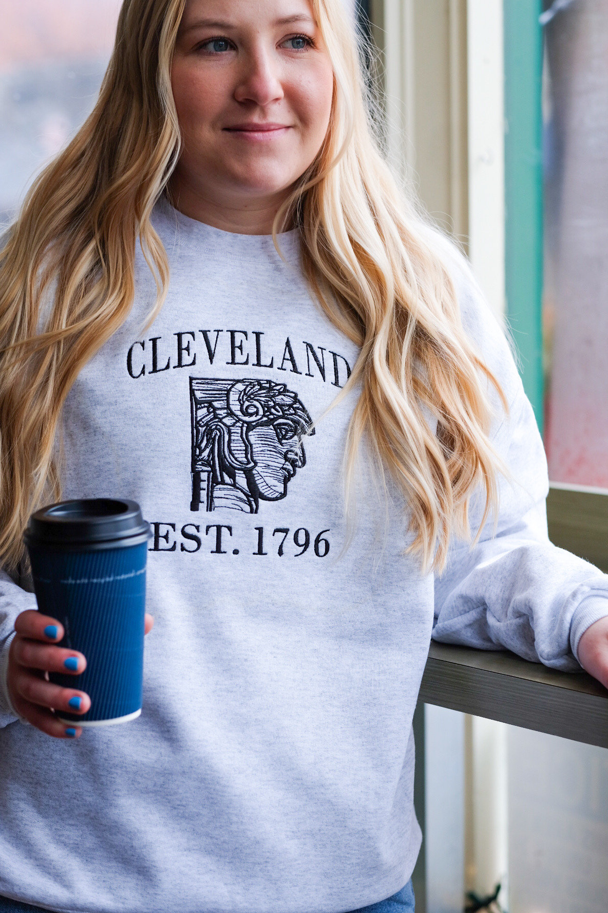Embroidered CLEVELAND Sweatshirt | Guardian | Unisex Fit - Etsy