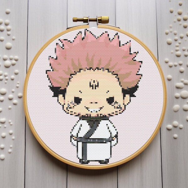 Sukuna Cross Stitch - Etsy
