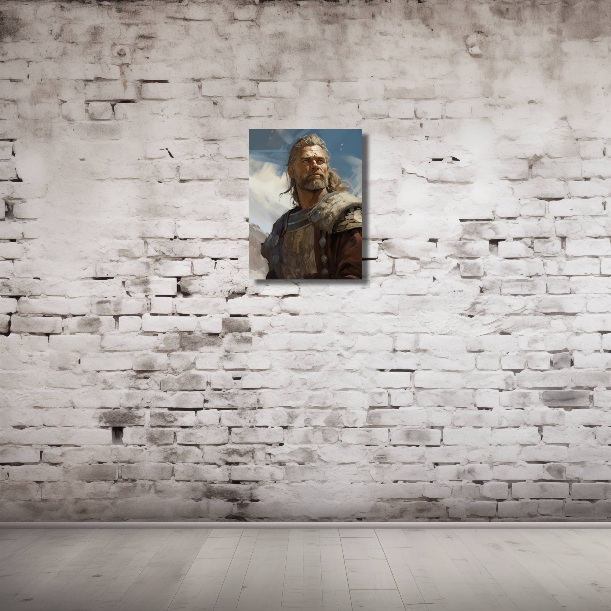 Thor, Norse God of Thunder - Digital Art Print Mythology Portrait ...