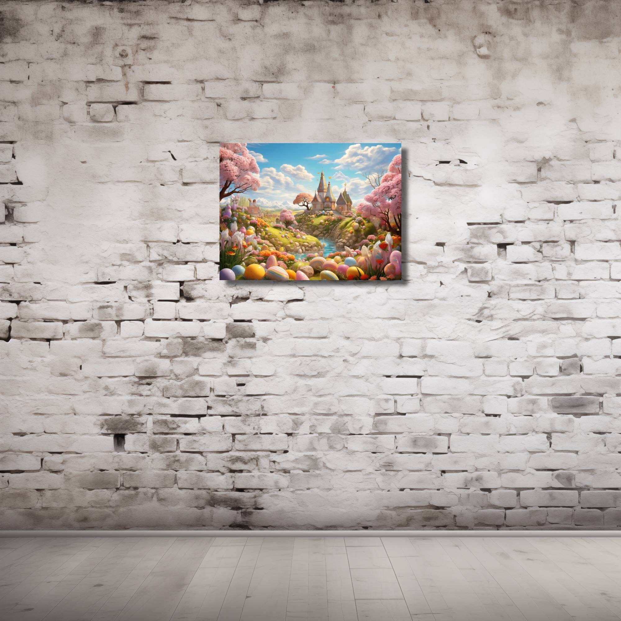 Easter Paradise Wonderland: Digital Art Print of Sweet Easter Delights ...